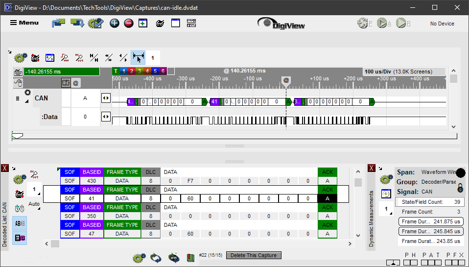 CAN Bus Protocol Analyzer Plugin